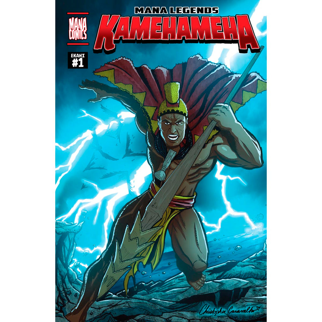 Mana Legends: Kamehameha (bilingual flipbook) – Bess Press